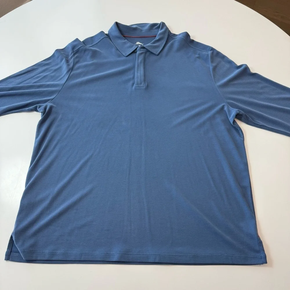 Tommy Bahama | Shirts | Tommy Bahama Classic Blue Long Sleeve Polo ...